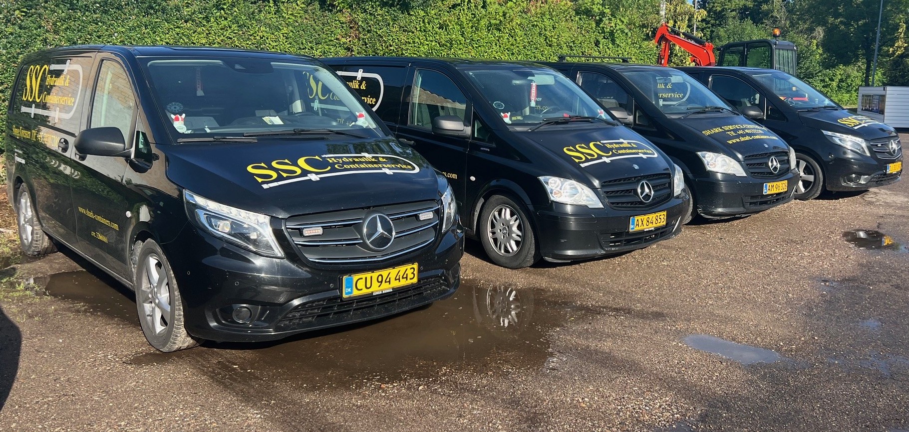 Service af container & hydralik - Shark Compactors